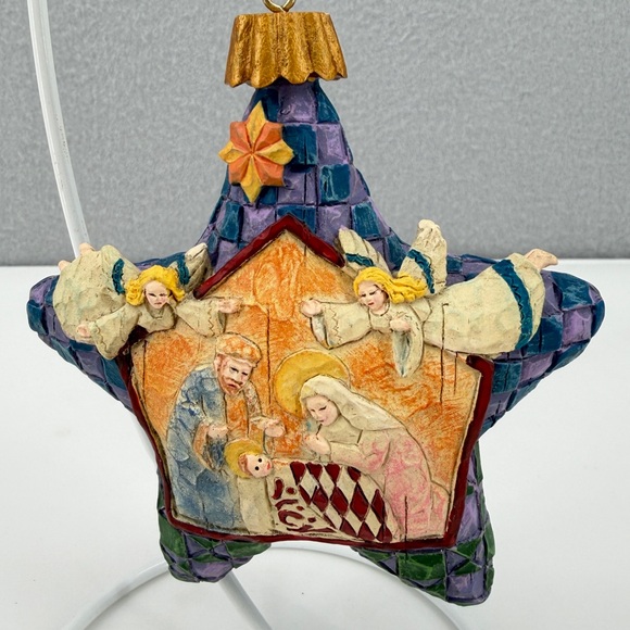Jim Shore | Holiday | Enesco Jim Shore Heartwood Creek Nativity Star ...